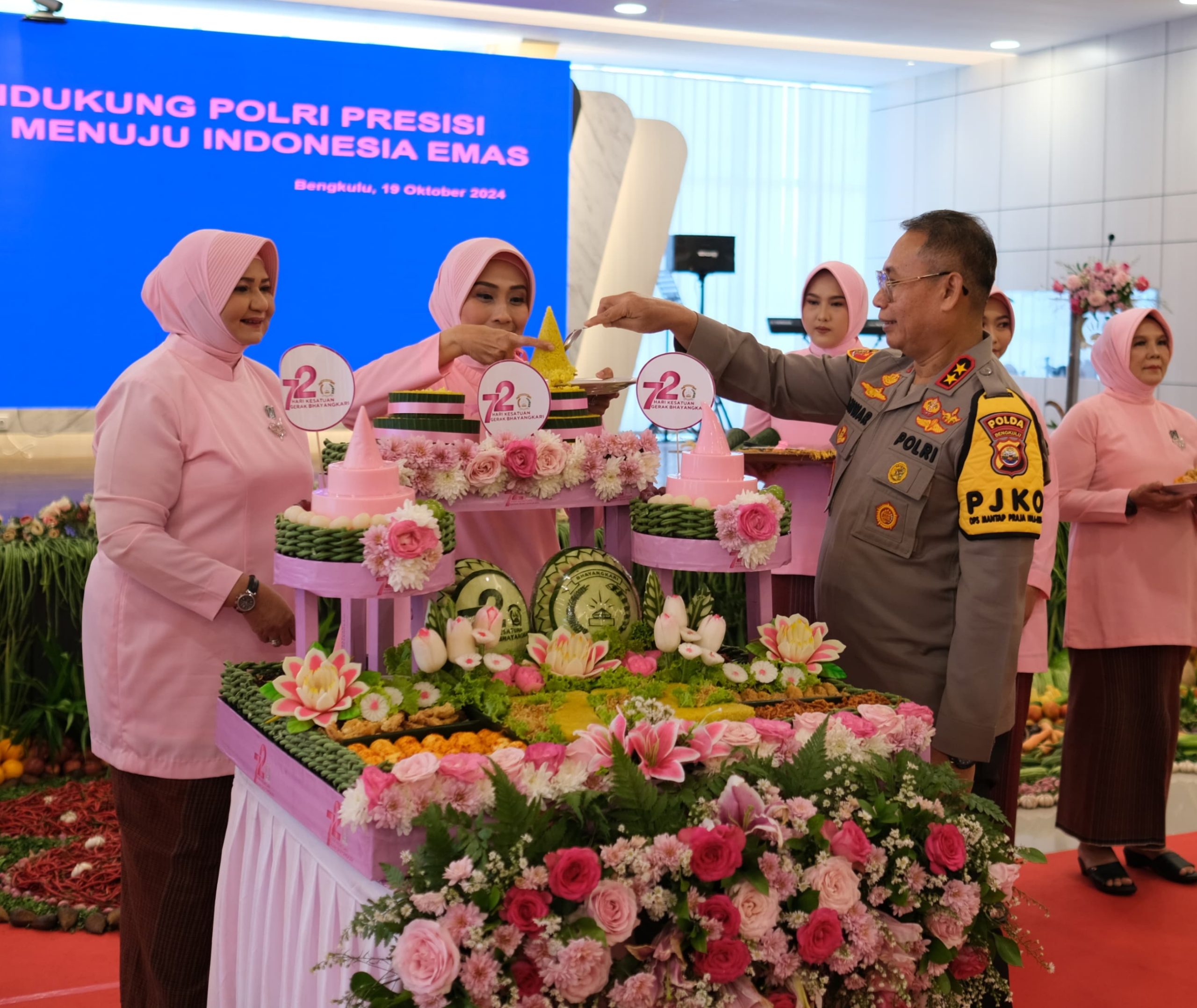 Peringati HKGB Ke – 72, Bhayangkari Daerah Bengkulu Mendukung Polri ...